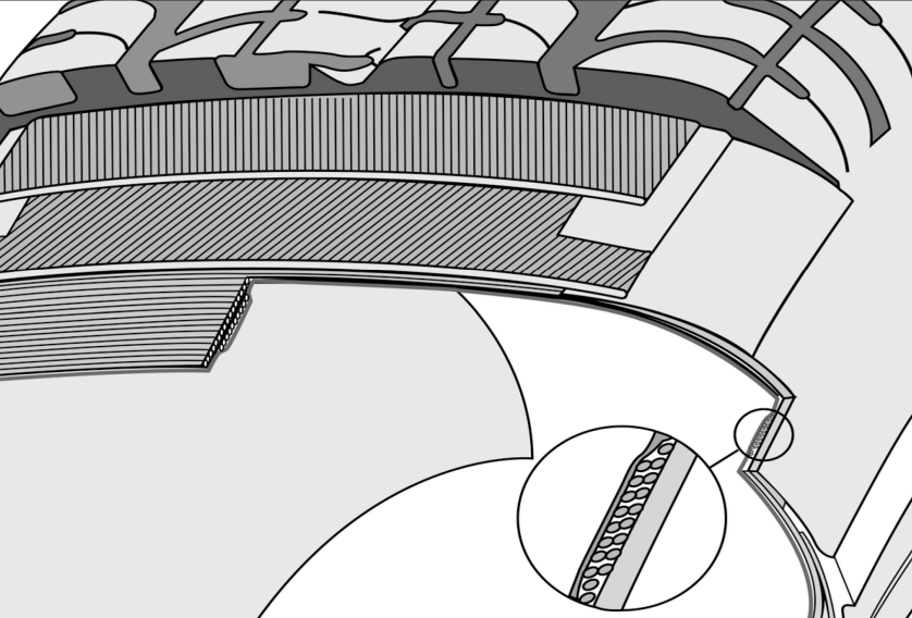 The tire used in my spare tire kit appears to have an indentation on ...